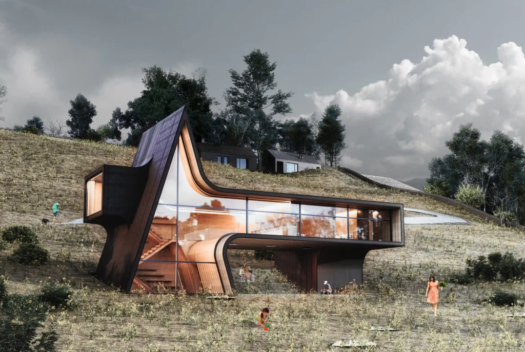 Mutant-Hut: Where Iranian Heritage Meets Romanian Landscape