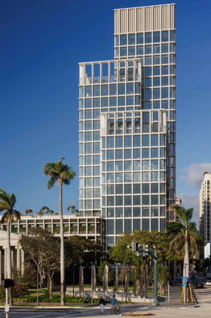 SOM’s One Flagler Rises in West Palm Beach with Trellis-Inspired Facade