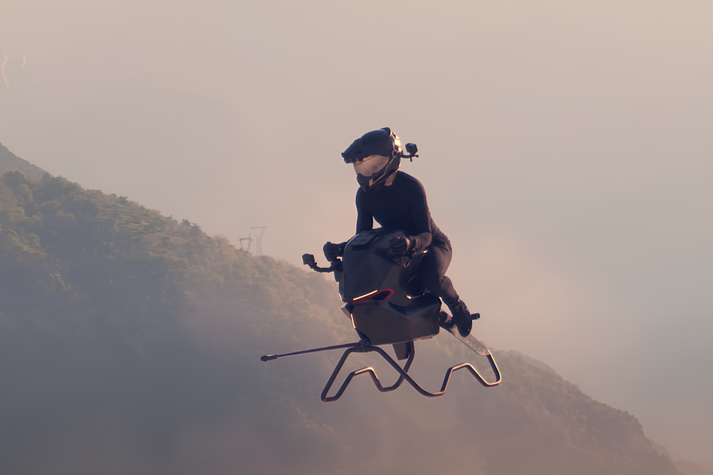 Volonaut Airbike Flying Motorcycle Debuts with 200 km/h Top Speed