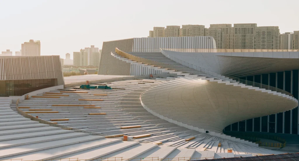 Snøhetta’s Shanghai Grand Opera House Nears Completion