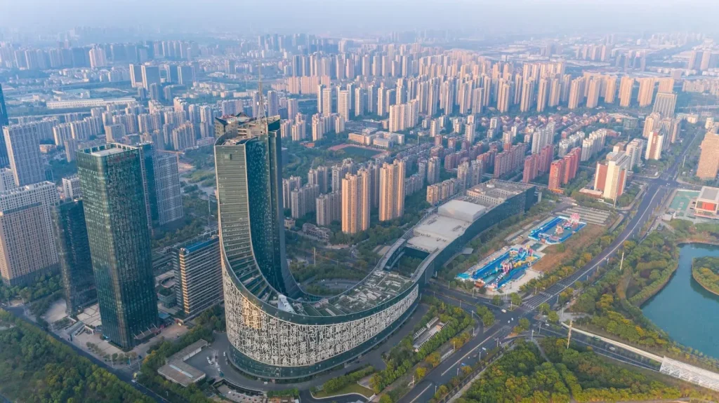 The Skyscraper Covered with Chinese Characters: Anhui Broadcasting & TV ...