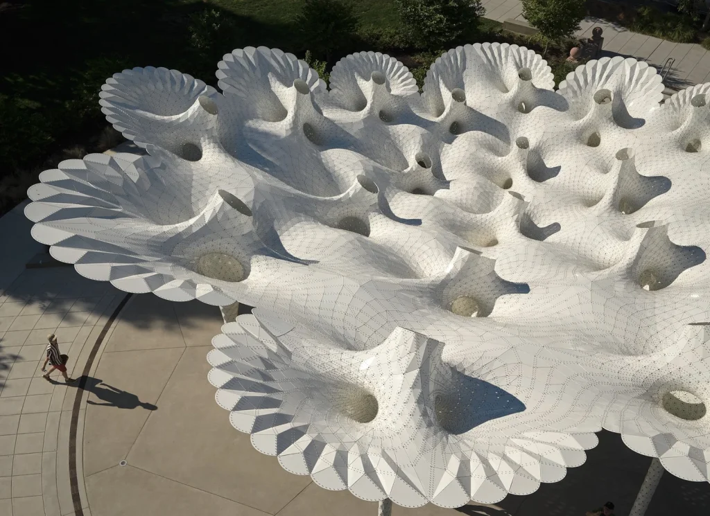 PILOTI Pavilion by MARC FORNES: Parametric Design & Digital Fabrication ...