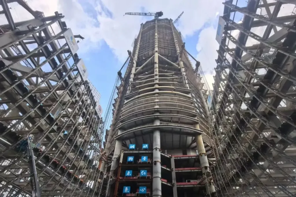 Zaha Hadid Architects' Shenzhen Tower C Reaches New Milestone with ...