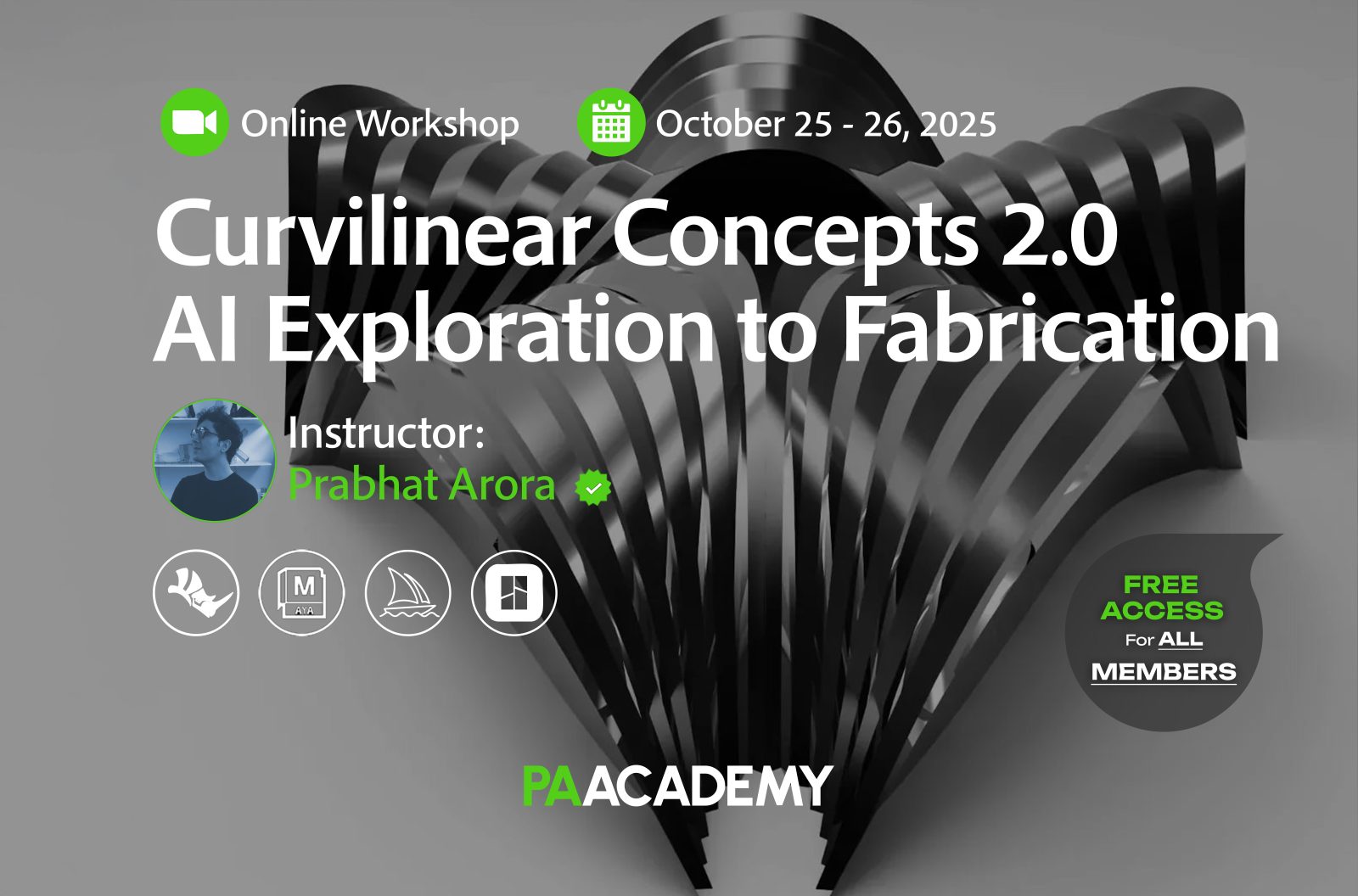 Curvilinear Concepts 2.0: AI Exploration to Fabrication