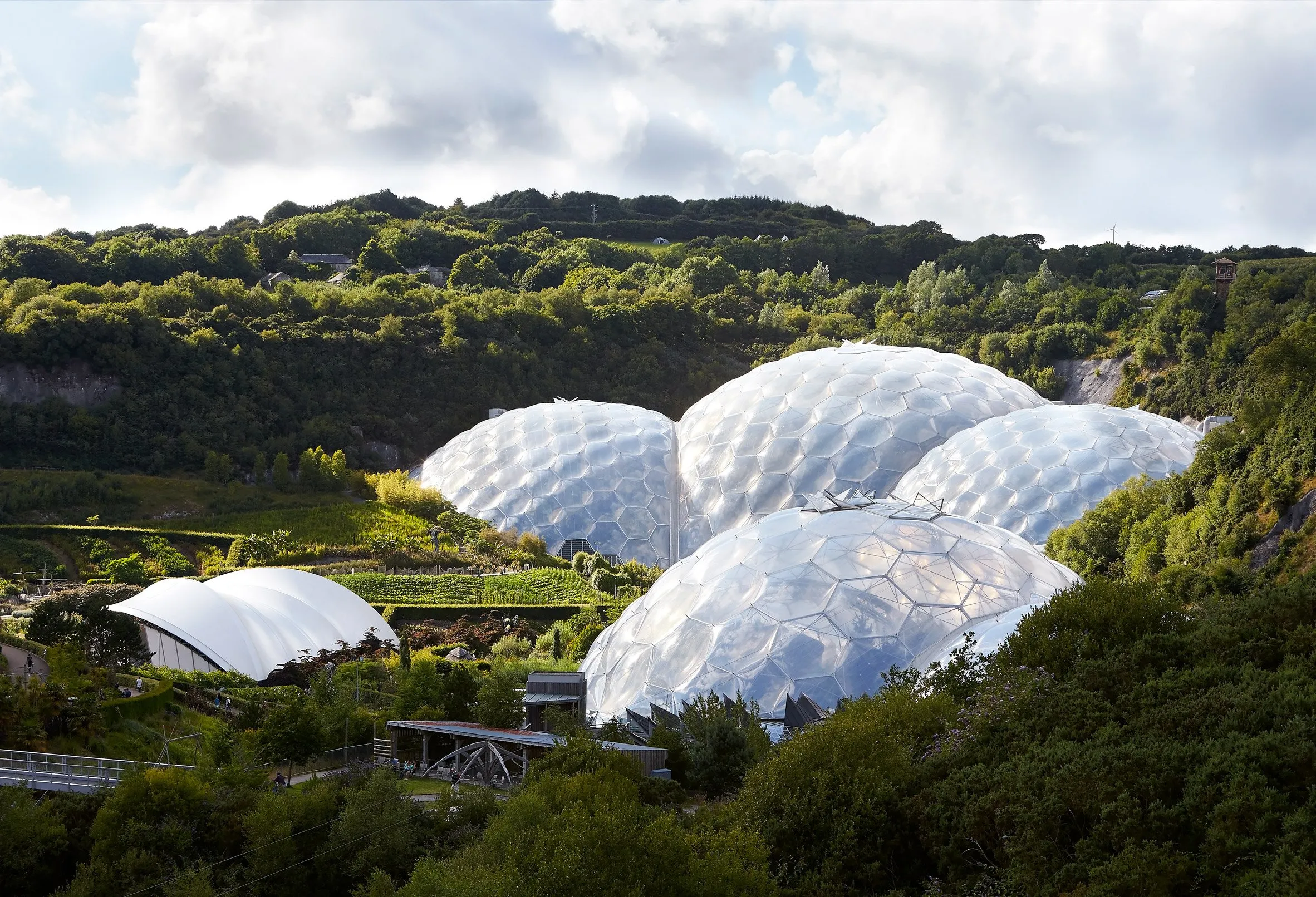 Grimshaw Nicholas Eden Project Interior Eden Project Structure