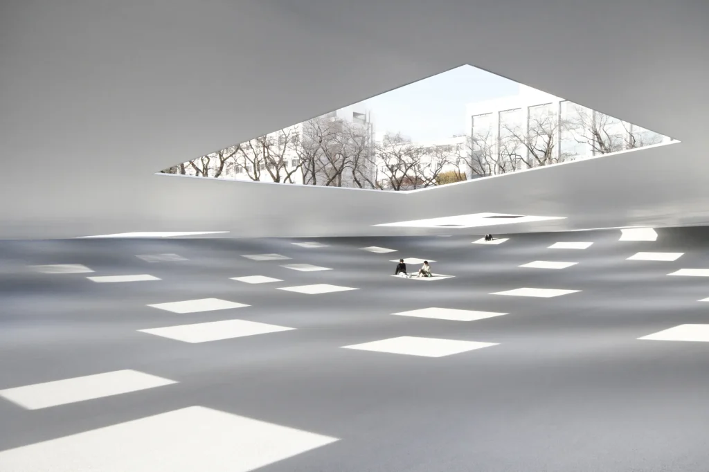 The KAIT Plaza of Kanagawa Institute of Technology by Junya Ishigami ...