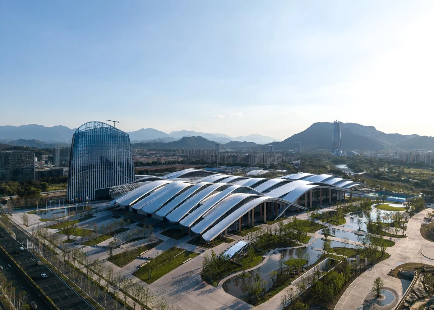 Anji International Convention and Exhibition Centre Inspired by Bamboo ...