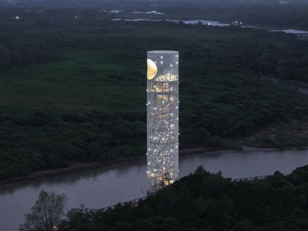 SCUT's Lunar Tower Stands Within Hainan’s National Mangrove Reserve