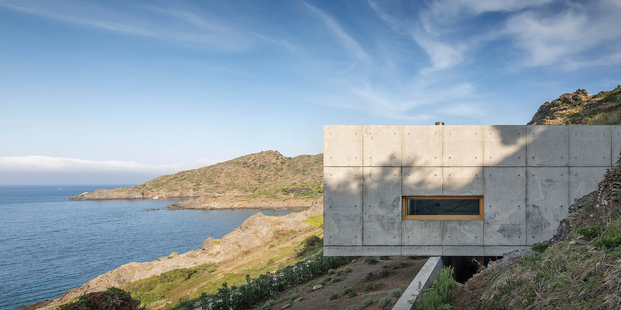 cliff face house