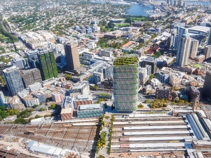 World’s Tallest Hybrid Timber Tower Rises in Sydney