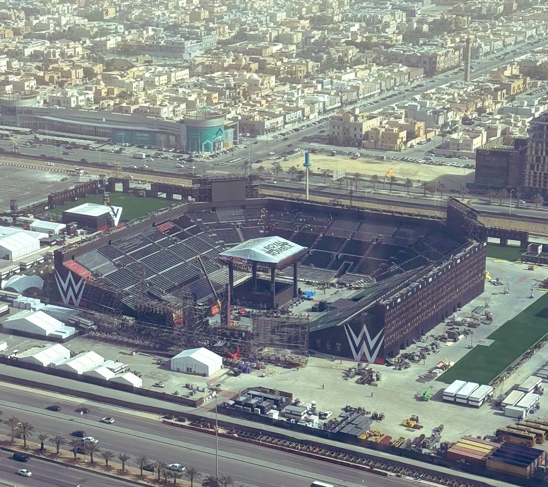 Riyadh Completes WWE Royal Rumble Stadium in Under Four Weeks